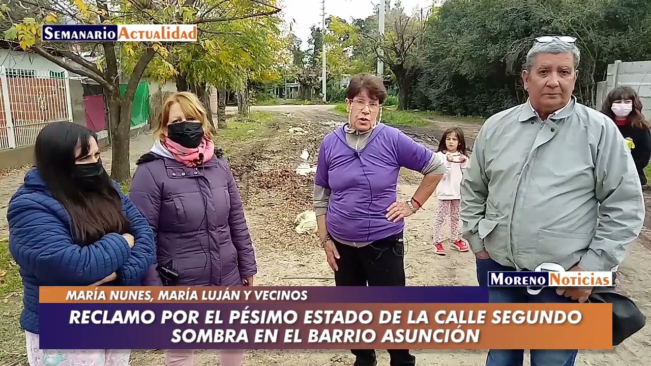 Reclamo por el pésimo estado de la calle Segundo Sombra en el barrio ...