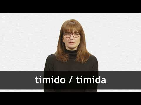 English Translation of “TÍMIDO” | Collins Spanish-English Dictionary