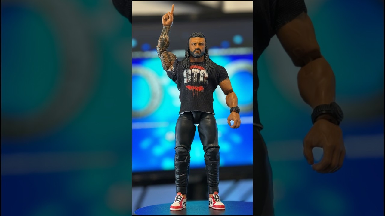 Roman Reigns Custom Wrestling Figure WWE Summerslam 2024 Return