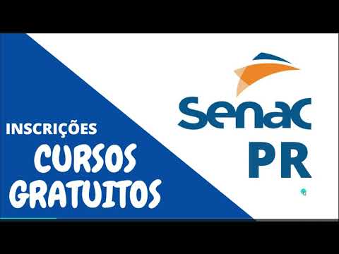 Cursos gratuitos do Senac PR - Vagas abertas para o Senac Paraná 2021