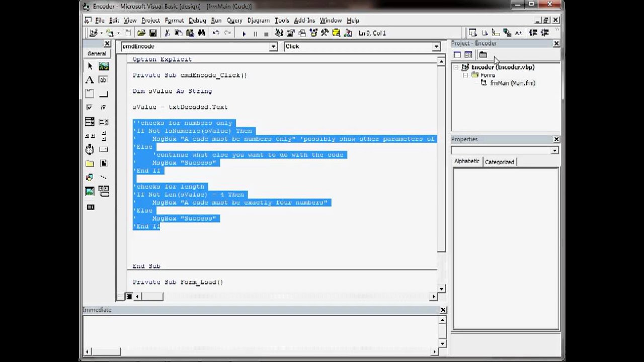 VB6 Tutorial 012   Use of Mid to manipulate strings