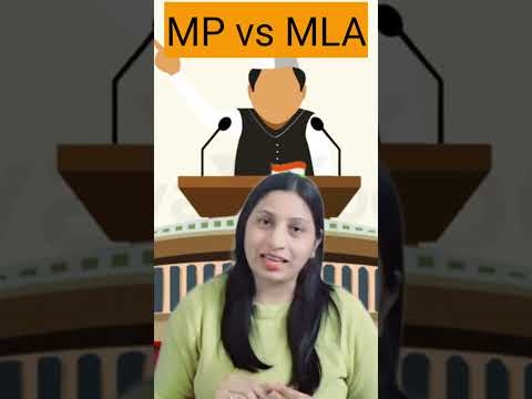 MP vs MLA | difference between mp and mla #mp #mla #indianpolity #shorts
