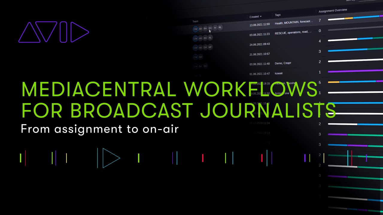 MediaCentral Workflows for Broadcast Journalists