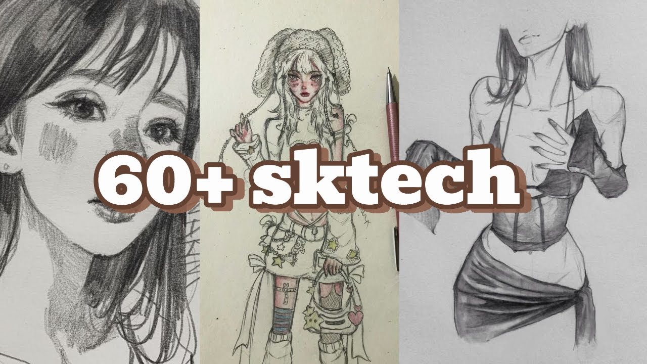 🎨 “60+ Sketch Ideas to Spark Your Creativity ✏️✨”