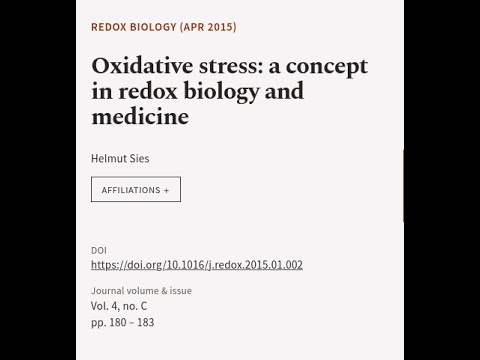Oxidative stress: a concept in redox biology and medicine | RTCL.TV