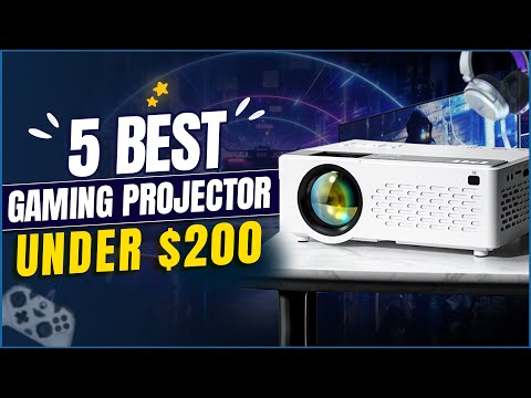 Best 5 Gaming Projector Under $200 You Can Buy from Amazon for 2024