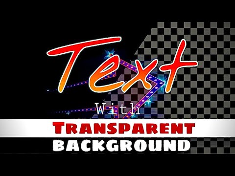 How to export text with transparent background || kinemaster tutorial