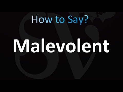 How to Pronounce Malevolent (correctly!)