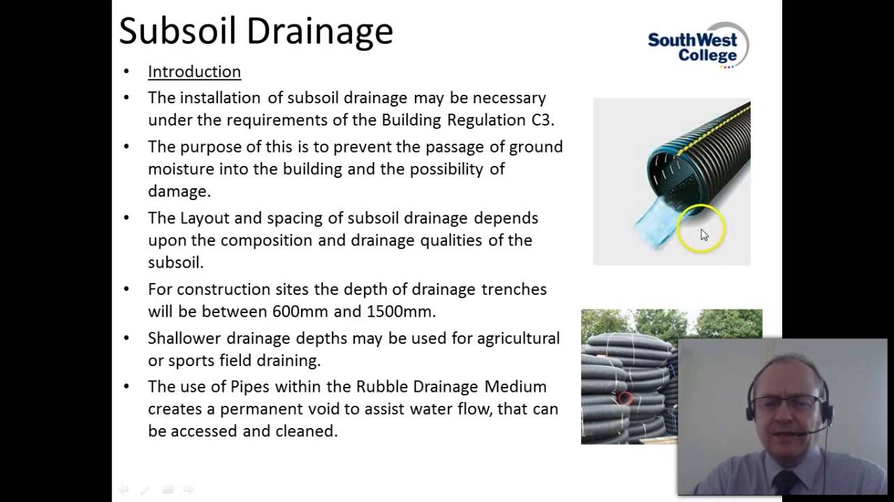 LectureB1 SubsoilDrainage