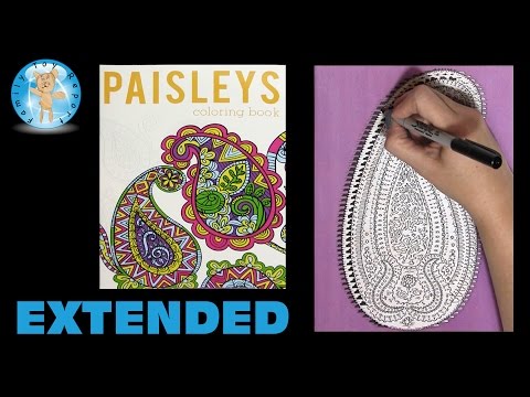 The Clever Factory Paisleys Adult Coloring Book Extended - Family Toy Report