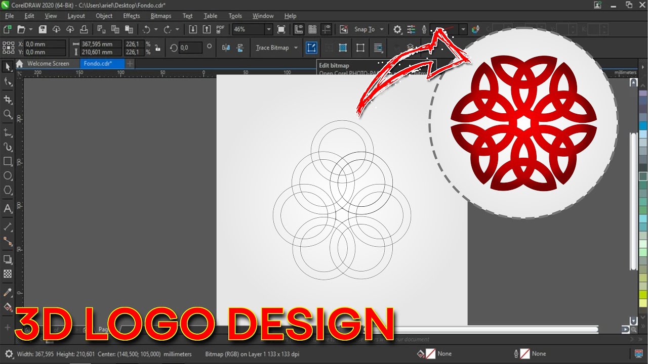 Vector Design in Coreldraw | Coreldraw Tutorial for Beginners | Ravi Graphics