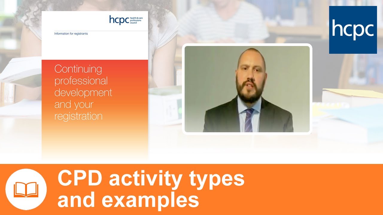 CPD activity types and examples