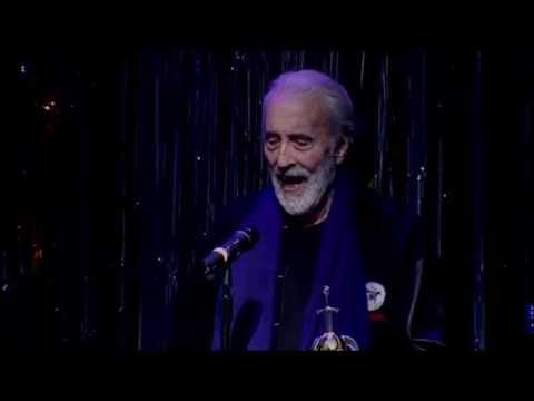 Sir Christopher Lee receives the Spirit of Hammer, Golden Gods 2010