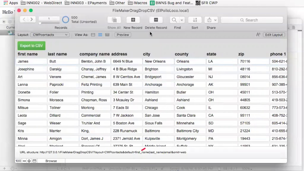 COFMUG FIleMaker Usergroup - Introduction to Custom Web Publishing