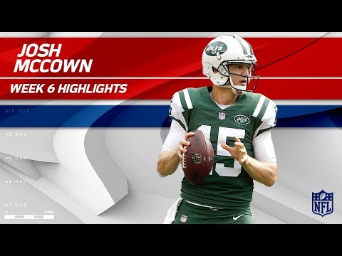 Josh McCown's Crazy Game w/ 354 Passing Yards & 2 TDs! | Patriots vs. Jets | Wk 6 Player Highlights