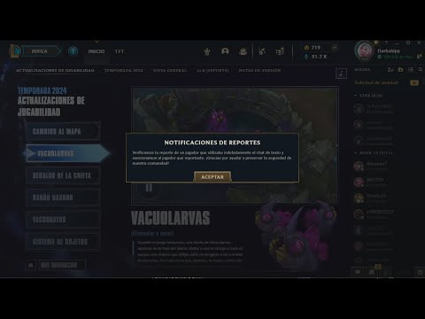 Nuevo sistema de reportes lol