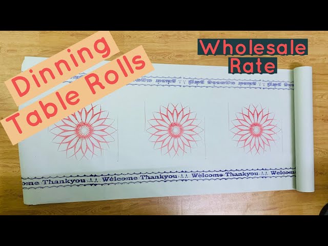 Table Top Paper - Dining Paper Roll Trader - Retailer from Sivakasi