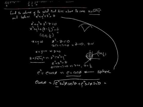 Triple Integral - Spherical polar coordinates