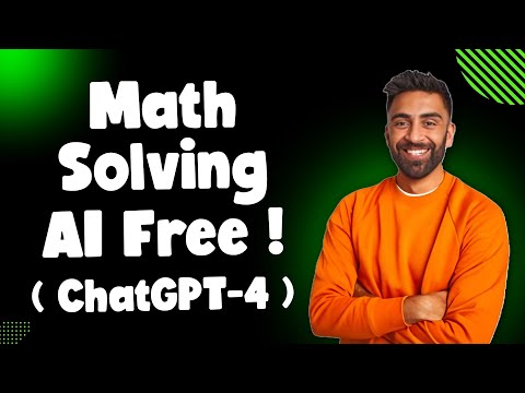 🤖 Solve Math Problems in Seconds with This AI Bot (FREE & EASY!) 💡ChatGPT-4 Math Solve AI 100% Free!