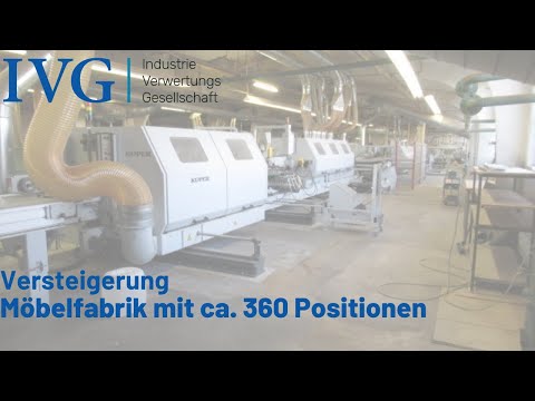 Versteigerung Franz Wilmes Möbelvertriebsgesellschaft mbH I IVG