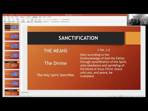 Bible Study | The Means of Sanctification