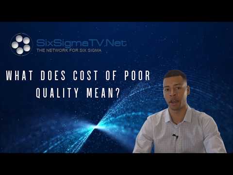 A "Little Known Fact": What Does Cost of Poor Quality Mean?