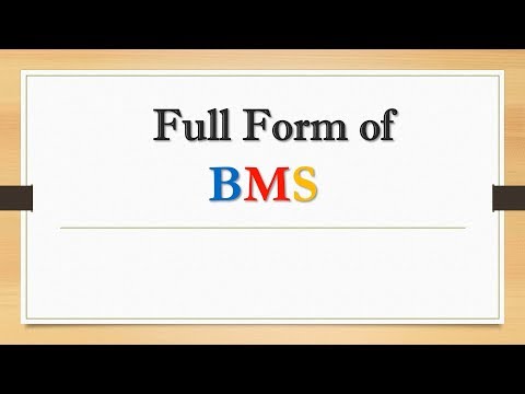 Full Form of BMS || Did You Know?