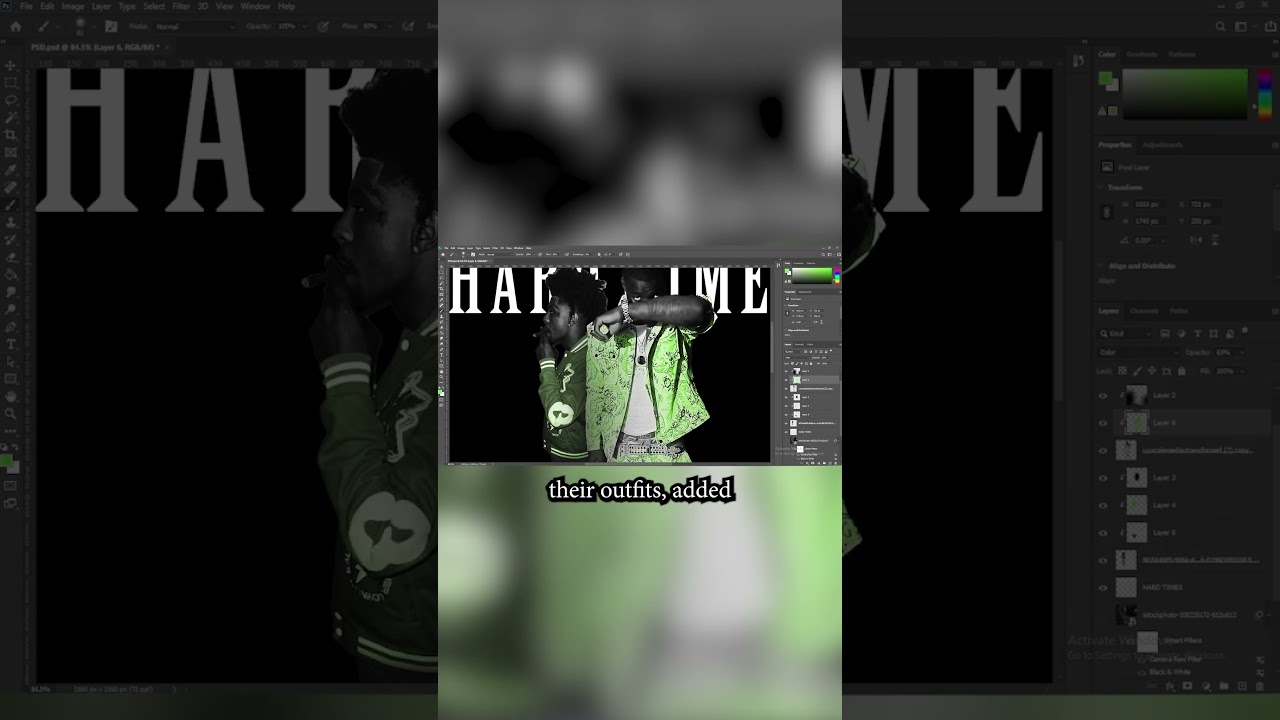 Never Broke Again Album Cover Tutorial #rap#atlanta#graphicdesign #photoshop#raplife#viral#music