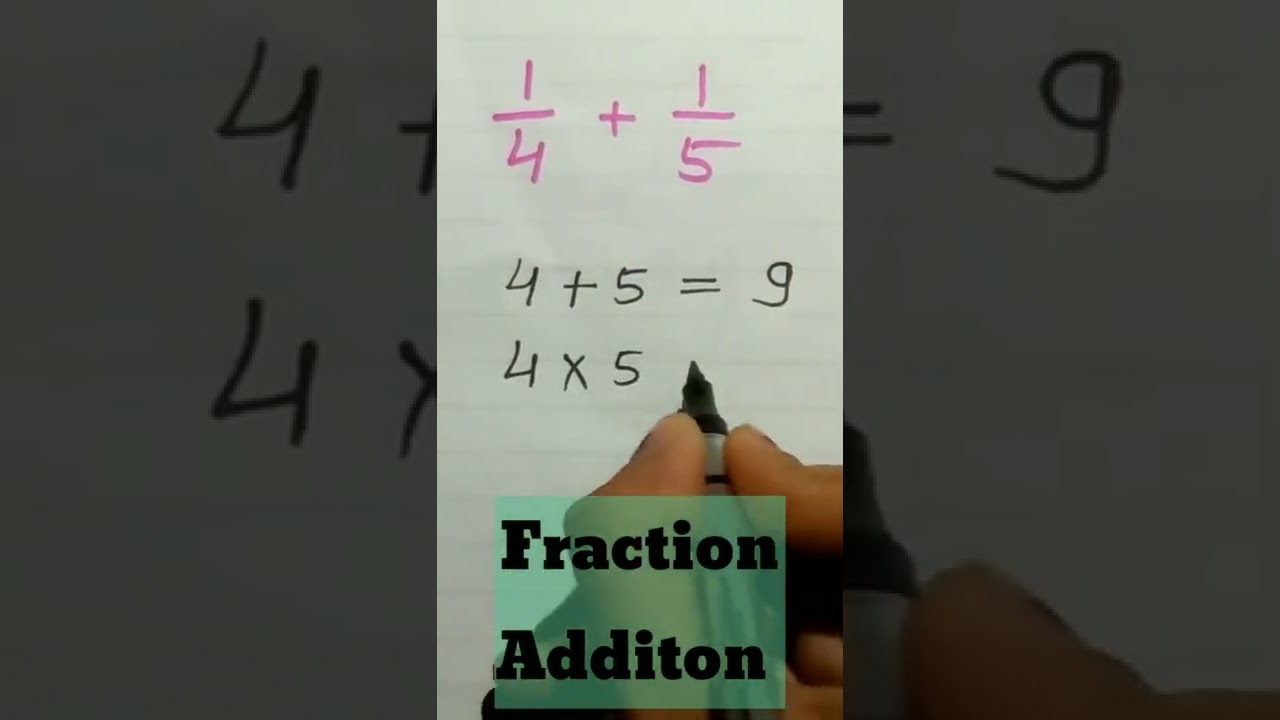 Fraction Addition in few seconds | Easy & Unique trick | Solution4u |
