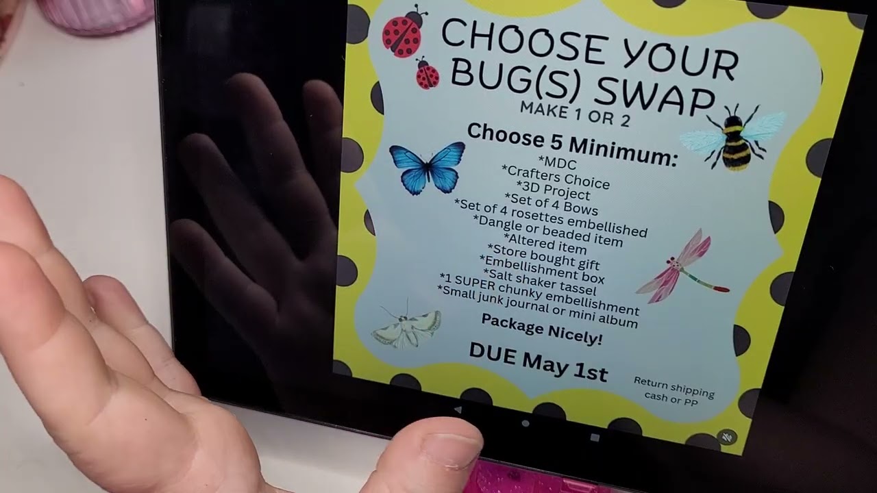 Choose Your Bug(s) Swap Announcement! No sign up required. 🐞🦋🐝