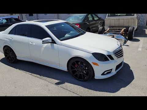 877-544-8473 20 Inch Niche Misano Black Wheels Mercedes E350 Luxury Concave Staggered Rims