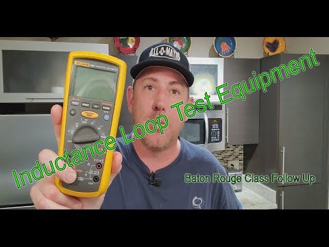 Inground inductance loop testers Megohmmeter & LCR follow up from SAS Baton Rouge Class