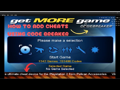 ADD CHEATS USING CODE BREAKER PCSX2 EASILY