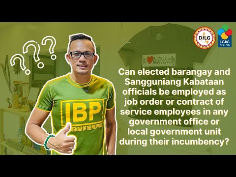 APO SHARES EP 4: Can elected Brgy/SK officials be hired as JO/COS in any govt office during tenure?