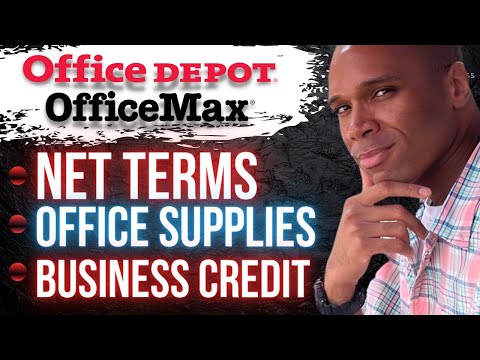 How to open office depot net 30 business account