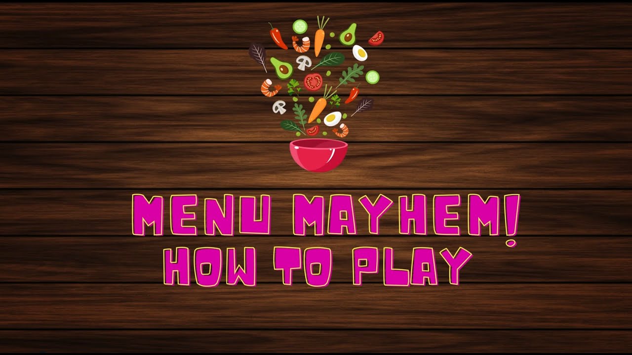 How To Play Menu Mayhem Card Game