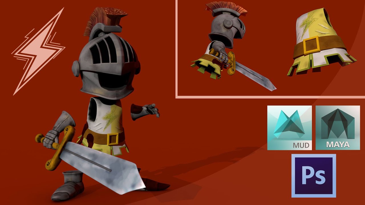 Ghost Knight - Maya Speed Model