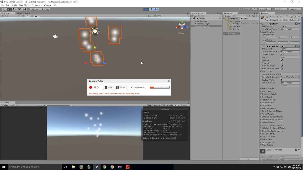 Can't see Particle System in Editor - Questions & Answers - Unity ...