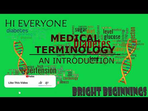 Medical Terminology - An Introduction | Bright Beginnings #MedicalTerminology