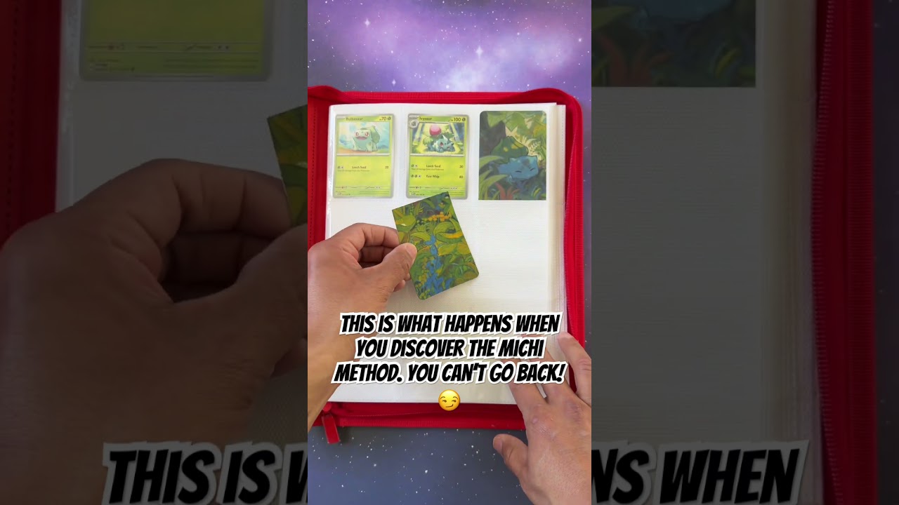 Turning my Pokémon 151 binder into THIS! (michi method way)