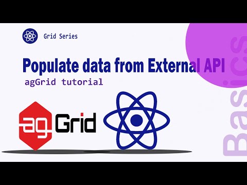 React Ag-Grid Tutorial: Populating Table with External API Data | | Codenemy Tutorial