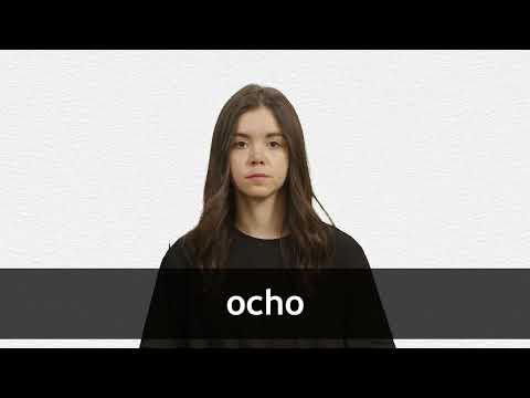 Traducción en inglés de “OCHO” | Collins Diccionario español-inglés