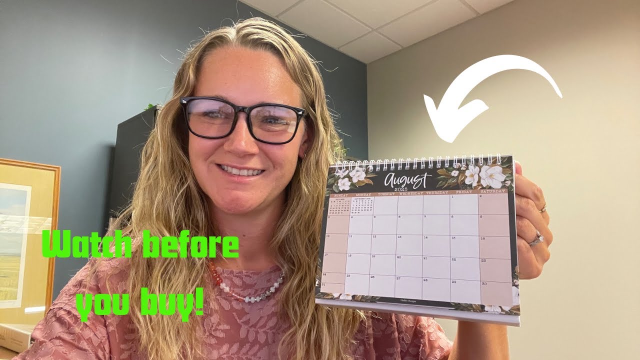 My review of small desk calendar