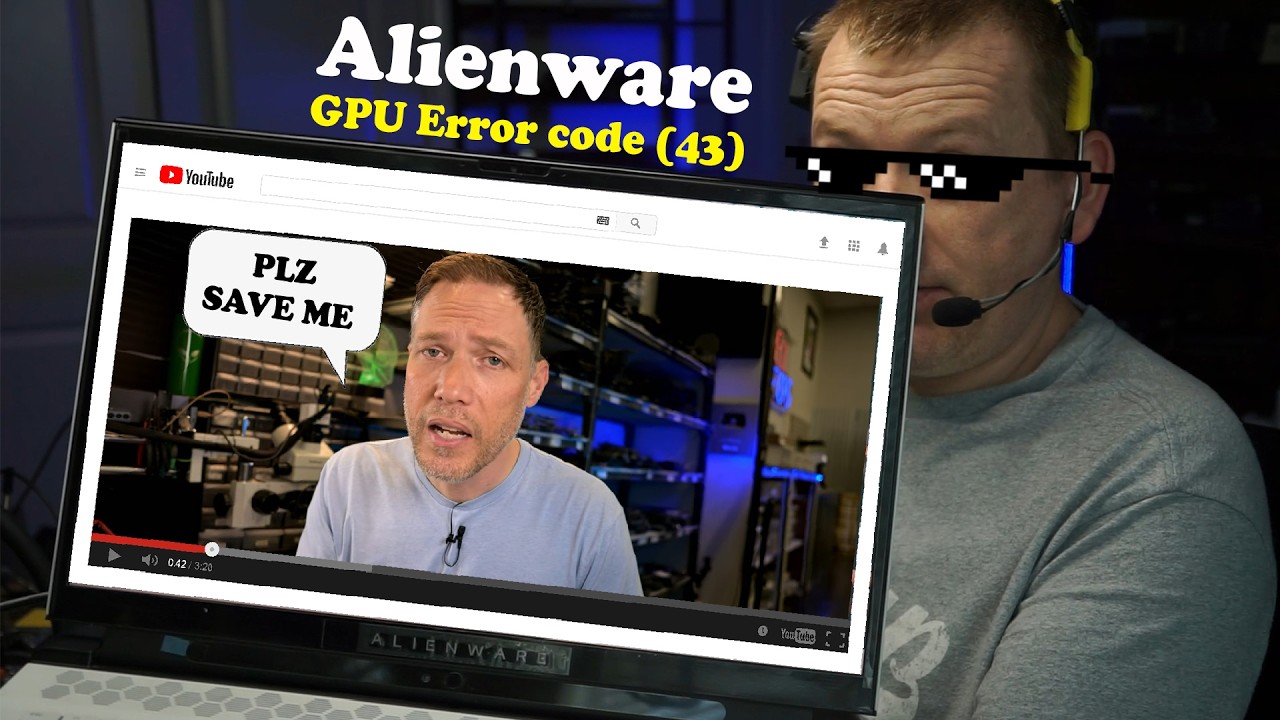 Alienware m17 R3 GPU error code 43 @dellpartspeople
