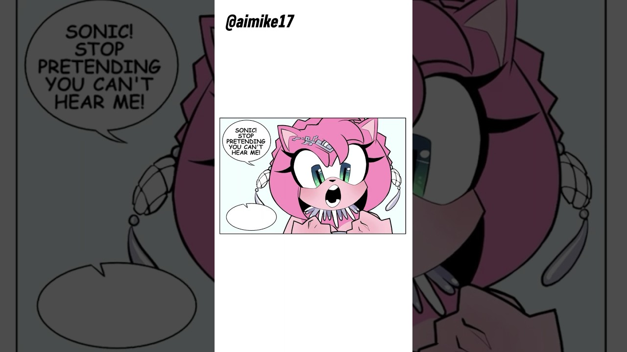 Princess Amy WANTS Attention🩷#sonicthehedgehog #amyrose #sonamy #comicdub #ytshorts