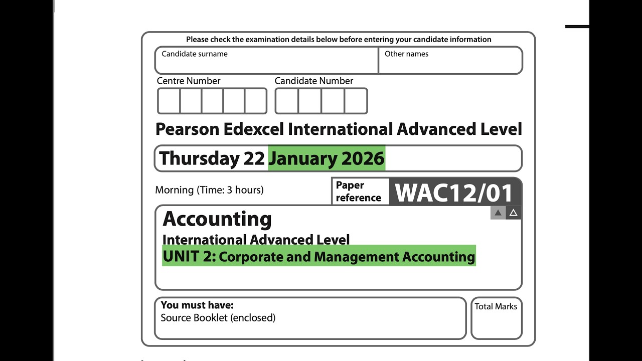 17.JAN 2026  UNIT 2 IAL PEARSON EDEXCEL
