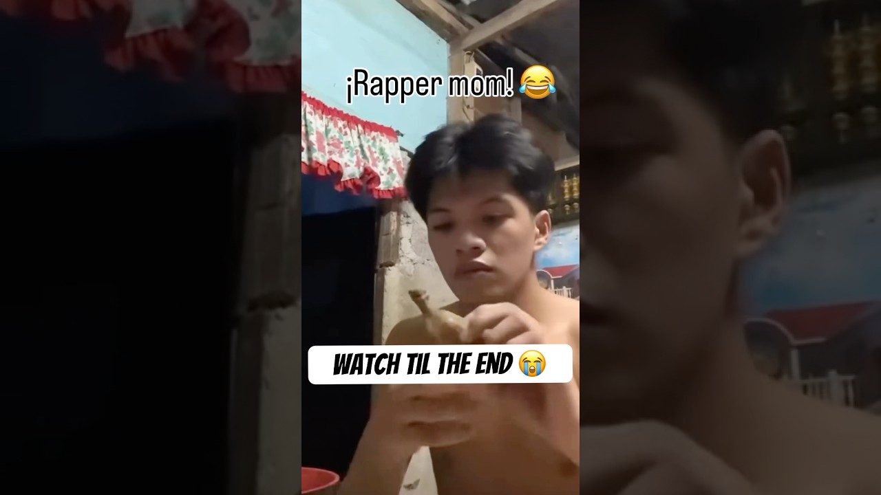 Watch til the ending! 😂😂😂 #rapper #mom #funny #meme #humor #laugh #beatbox #hiphop