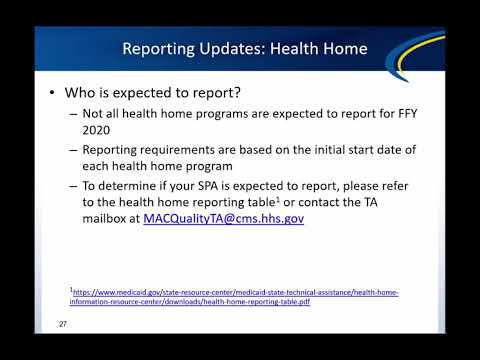 Quality Measures Reporting FFY 2020 State Update (Part 2 of 5)