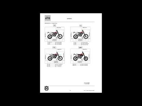 HUSQVARNA TE 310 450 510 TC 450 TXC 450 510 SMR 450 510 I.E (2009) PDF - Workshop Manual Download