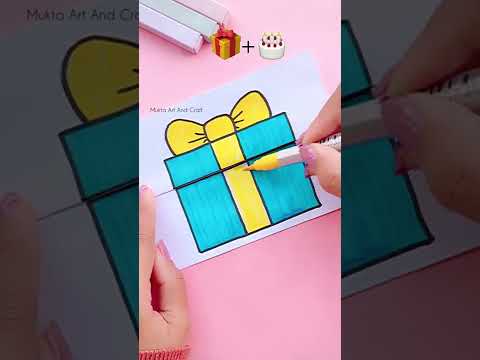 Birthday drawing 🎁+🎂=? #shorts #emojichallenge #youtubeshorts